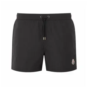 Moncler Logo Swimsuit - Black
