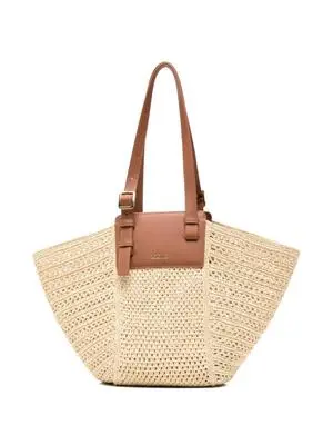 Loewe Hammock Rafia Cabas Bag - Multicolor