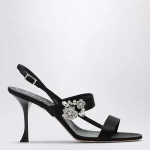 ROGER VIVIER Satin Efflorescence Sandals