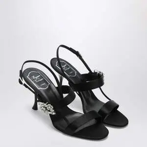 ROGER VIVIER Satin Efflorescence Sandals