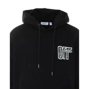 Off-White Motion Arrow Skate Hoodie - Black