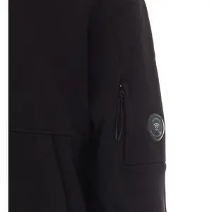 C.P. COMPANY Fleece Hoodie - Black