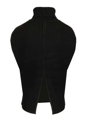 TOTEME Double-knit Cape Knit - Black