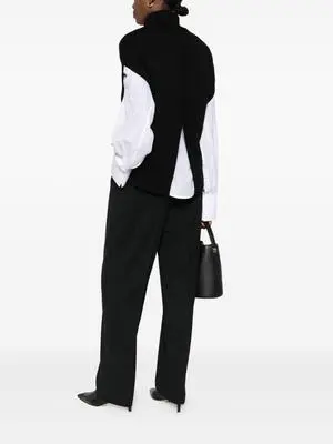 TOTEME Double-knit Cape Knit - Black