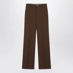 Gucci Technical Panama Trousers - Brown