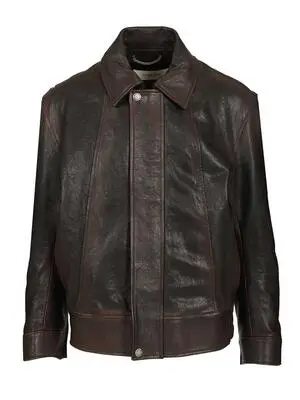 GOLDEN GOOSE Nappa Bomber Jacket - Multicolor