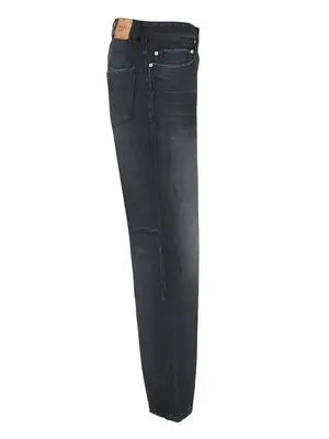 Balenciaga Regular Faded Jeans - Blue