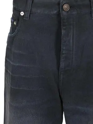 Balenciaga Regular Faded Jeans - Blue