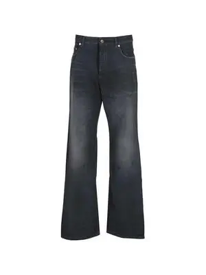 Balenciaga Regular Faded Jeans - Blue