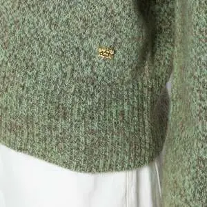 GANNI Wool-blend Textured Sweater