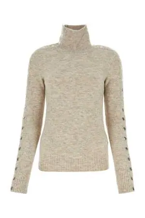 Isabel Marant Étoile Melange Sand Nylon Blend Malo Sweater - Brown