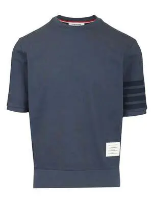 Thom Browne 4 Bar T-shirt - Blue