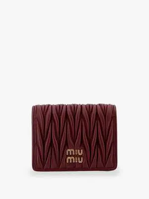 Miu Miu Quilted Leather Wallet - Multicolor