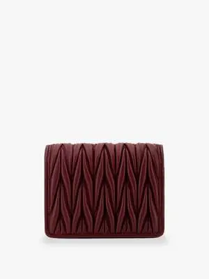 Miu Miu Quilted Leather Wallet