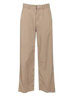 Balenciaga Cotton Twill Workwear Trousers - Cream