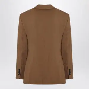 AMI Paris Hazelnut Single-breasted Wool Jacket