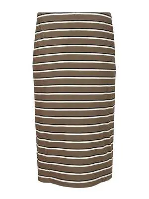 ROTATE BY BIRGER CHRISTENSEN Jersey Midi Skirt - Multicolor