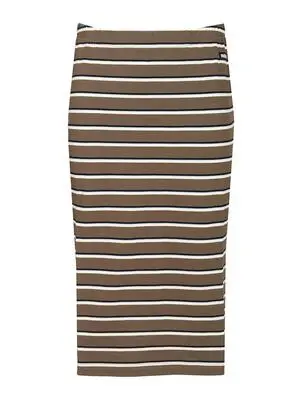 ROTATE BY BIRGER CHRISTENSEN Jersey Midi Skirt - Multicolor