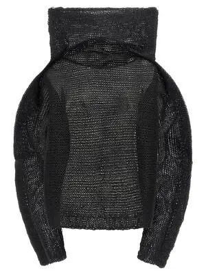 Issey Miyake Panini' Top - Black