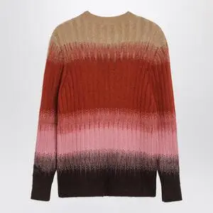 Fendi Multicoloured Mohair And Wool Sweater