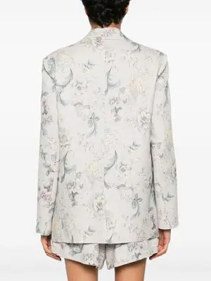 FORTE_FORTE Printed Blazer Jacket - Multicolor
