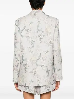 FORTE_FORTE Printed Blazer Jacket - Multicolor