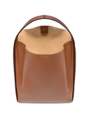 JIL SANDER Pivot Leather Tote Bag