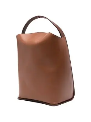 JIL SANDER Pivot Leather Tote Bag