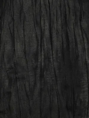 TOTEME Crinkled Knit Tank Dress - Black