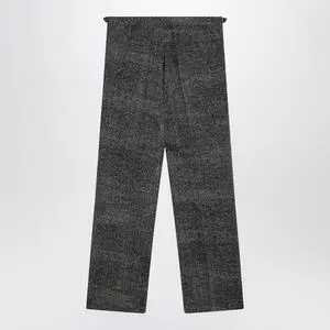 Prada White Herringbone Pants
