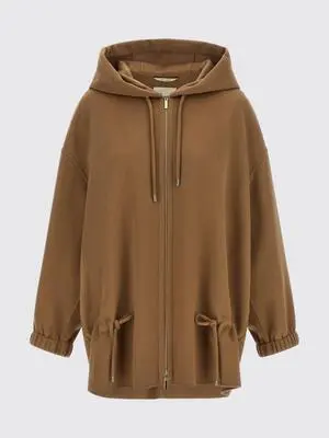 Max Mara Single-breasted Wool Hooded Coat