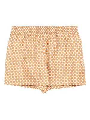 Celine Printed Silk Pajama Shorts
