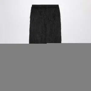Loulou De Saison Reed Fringed Trousers - Black
