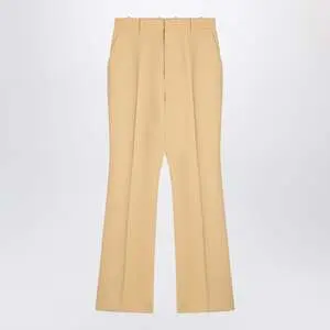 Gucci Wool Crêpe Trousers - White