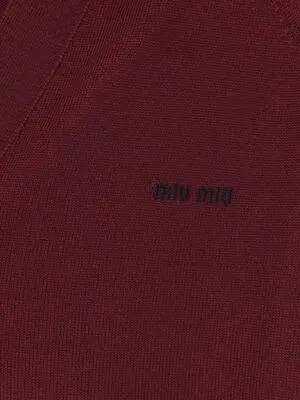 Miu Miu Virgin Wool Cardigan - Multicolor