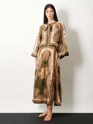 Zimmermann Mahon Silk Tunic Dress