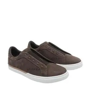 Fendi Suede City Sneakers - Brown