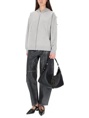 GANNI Teddy Sweatshirt - Gray