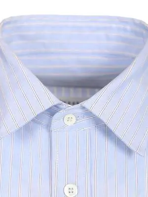 MAISON MARGIELA Tailored Striped Cotton Shirt - Blue