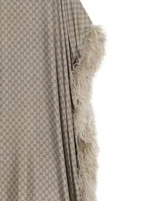 Gucci Printed Silk Long Kaftan Dress