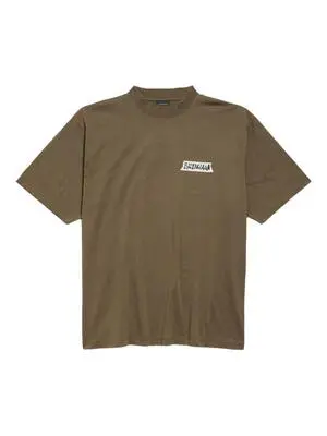 Balenciaga Masking Tape' T-shirt - Green