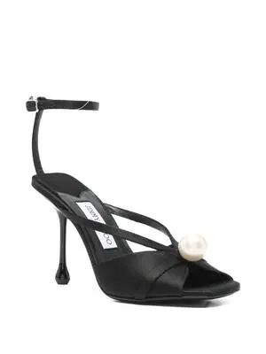 JIMMY CHOO Siva 95 Satin Sandals - Multicolor