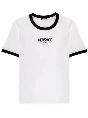 Versace T-shirt With Logo - White