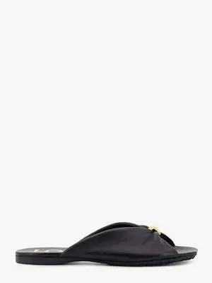 Loewe Paula's Ibiza -pebble Soft Leather Sandals - Black