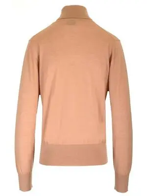 FORTE_FORTE Superfine Merinos Turtleneck Sweater - Brown