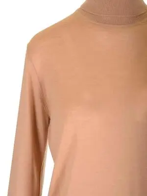 FORTE_FORTE Superfine Merinos Turtleneck Sweater - Brown