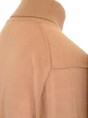 FORTE_FORTE Superfine Merinos Turtleneck Sweater - Brown