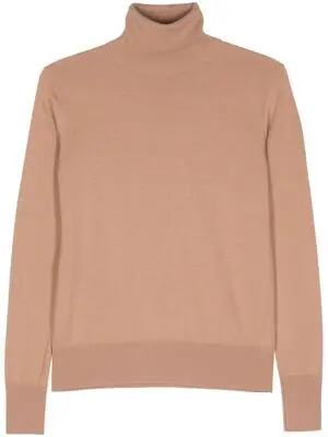FORTE_FORTE Superfine Merinos Turtleneck Sweater - Brown