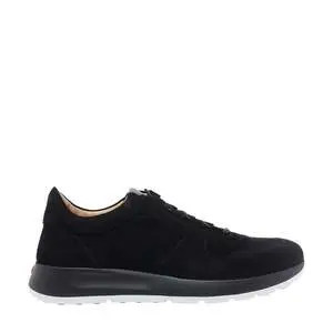 TOD'S Red Dot Sneakers In Pashmy Suede - Black