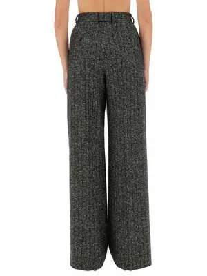 Dolce & Gabbana Striped Wool Pants